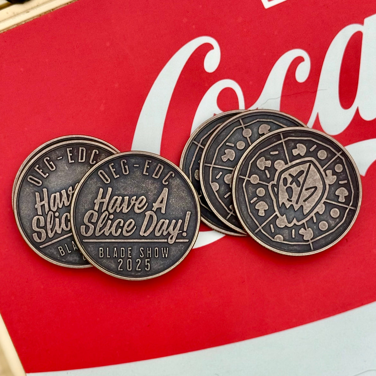 2025 BLADE SHOW BRASS COIN – OEGEDC
